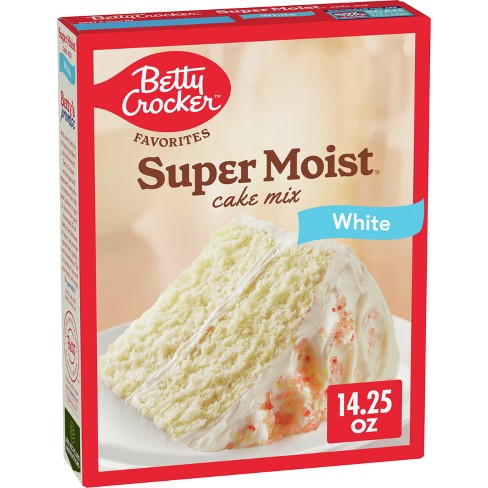 Betty Crocker White Super Moist Cake Mix - 14.25oz : Target
