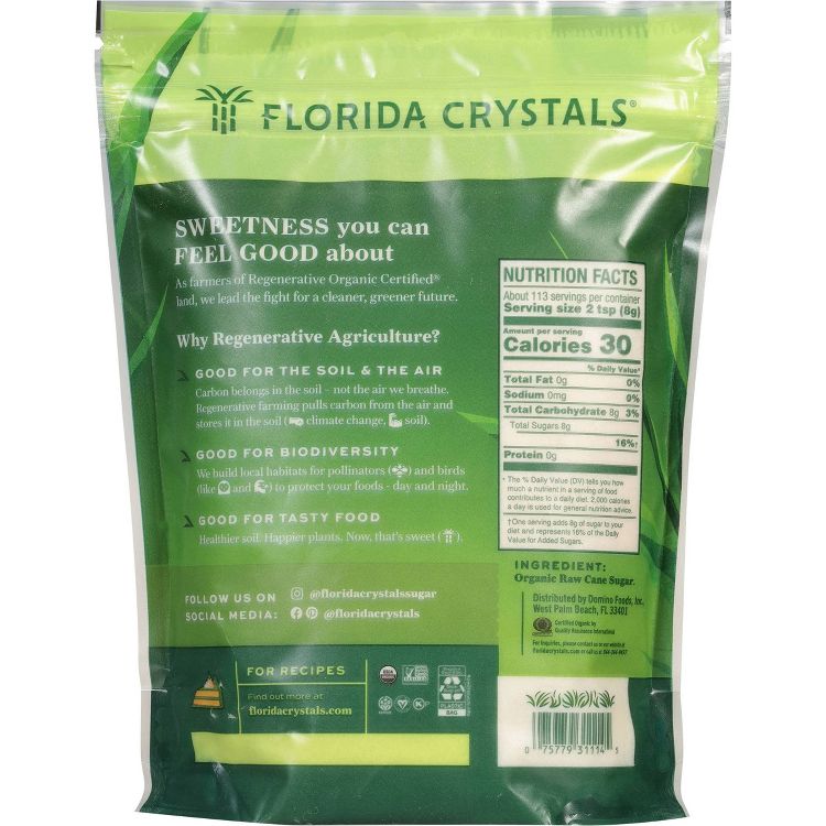 Florida Crystals Regenerative Organic Cane Sugar - 2lbs : Target
