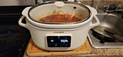 Crock-pot 6qt Programmable Slow Cooker With Sous Vide - Oat Milk Ivory ...