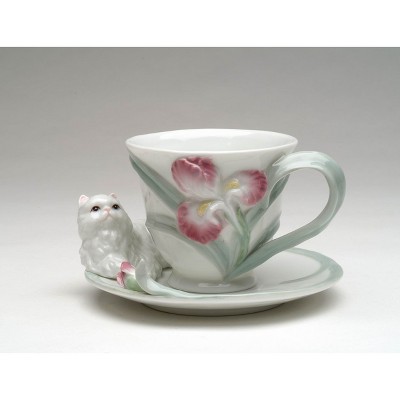 Spode Creatures Of Curiosity Leopard Coupe Teacup And Saucer (leopard ...