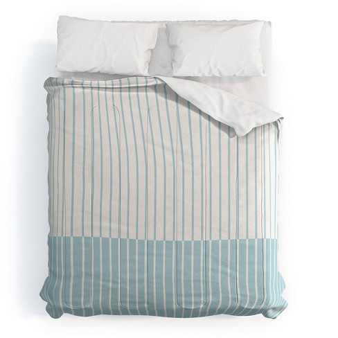 Deny Designs 2pc Twin/twin Extra Long Colorblock Lines Comforter And ...