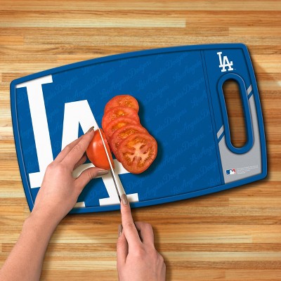 Mlb Los Angeles Dodgers Logo Series Cutting Board : Target