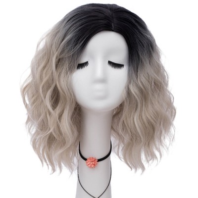Unique Bargains Long Water Wave Lace Front Wigs For Women With Wig Cap ...