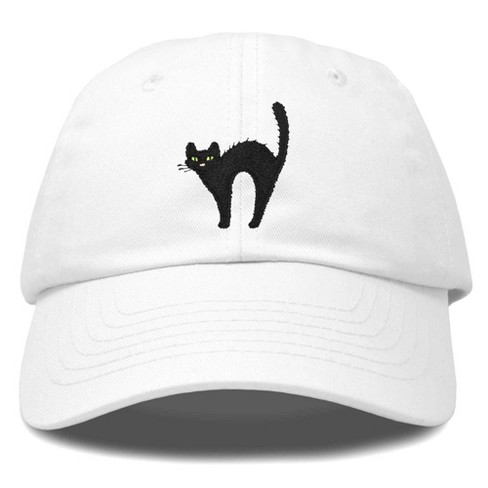 Dalix Black Cat Embroidered Womens Cotton Dad Hat Baseball Cap ...