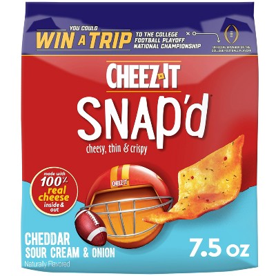Cheez-it Snap'd Double Cheese Crackers - 7.5oz : Target