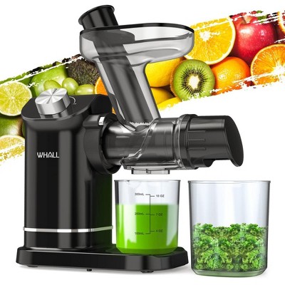 Masticating Juicer, 2-in-1 Cold Press Juicer With Large 80mm Feed Chute ...