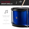 Best Choice Products Kids Beginner 3-Piece Drum, Musical Instrument Set ...