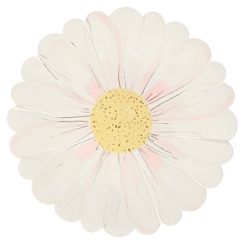Meri Meri Wild Daisy Plates (pack Of 8) : Target