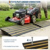 2 Pack Rubber Curb Ramp 33000 LBS Heavy Duty Low Profile Driveway Slope ...