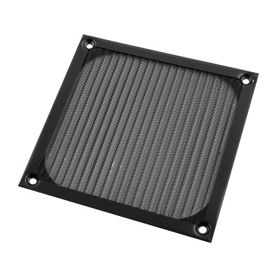 Unique Bargains Aluminum Durable Black Dustproof PC Fan Filter 12cm x ...