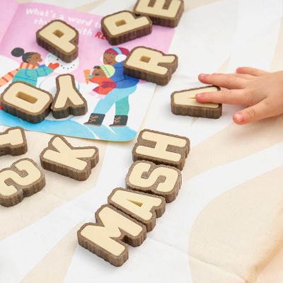 Kaplan Early Learning Bark Block Letters - 36 Pieces : Target