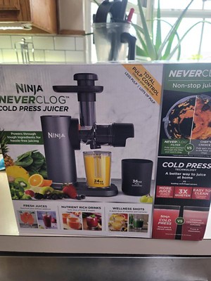 Ninja Neverclog Cold Press Juicer Powerful Slow Juicer With Total Pulp ...