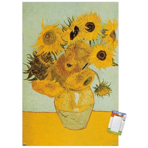 Trends International Sunflowers By Vincent Van Gogh Unframed Wall ...