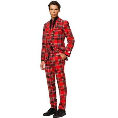 Opposuits Men's Party Suits - The Lumberjack - Red - Size Us 36 : Target