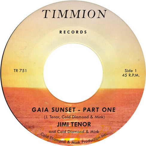 Jimi Tenor & Cold Diamond & Mink - Gaia Sunset (vinyl 7 Inch Single ...