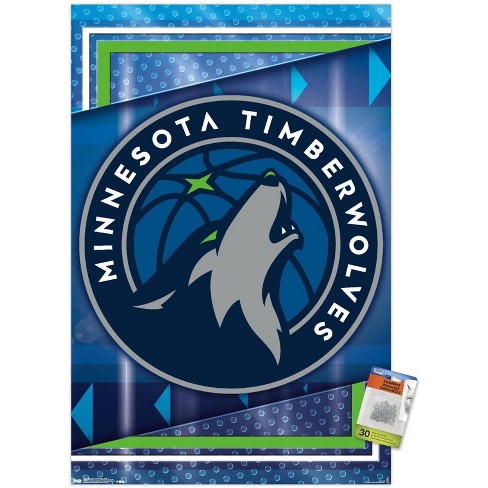 Trends International Nba Minnesota Timberwolves - Logo 17 Unframed Wall ...
