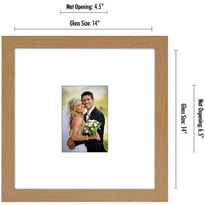 Americanflat 14x14 Driftwood Wedding Signature Picture Frame Displays ...