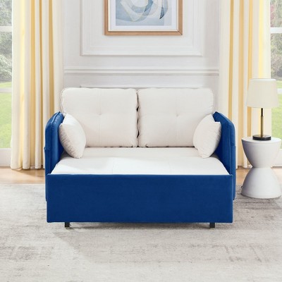 Best Choice Products Modern Linen Convertible Futon Sofa Bed W ...