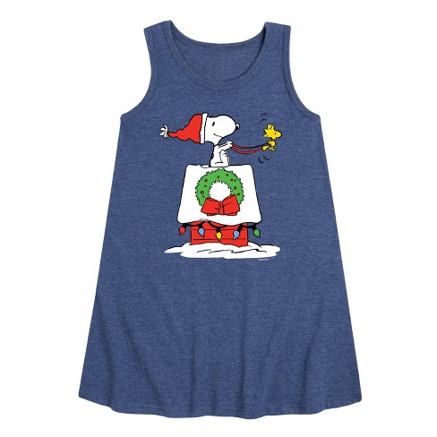 Peanuts Snoopy & Woodstock House Sleigh - Heather Navy - 5t : Target