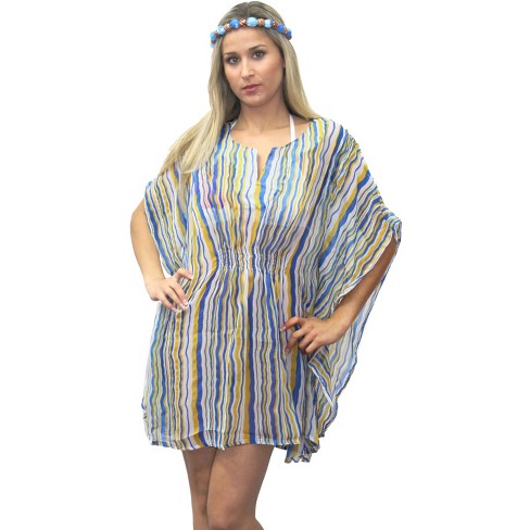La Leela Women's Summer Vacation Mini Beachwear Bathing Suit Loose ...
