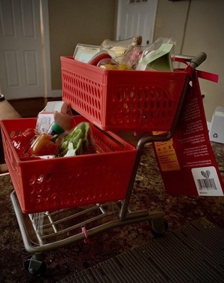 Our Generation Supermarket Play Pink Grocery Shopping Cart & Food ...