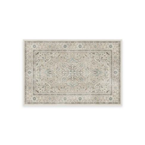 Ruggable Kamran Washable Vintage Persian Area Rug - Ivory Opal 2'x3 ...