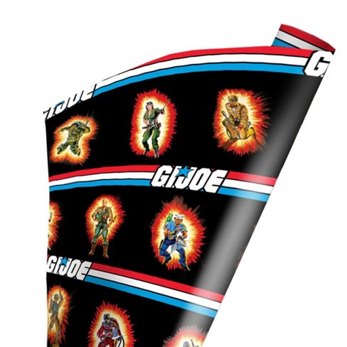 Trick Or Treat Studios Gi Joe Heroes Wrapping Paper | 30 X 96 Inches ...