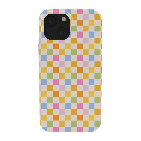 Iveta Abolina Eclectic Checker Check Cream Tough Iphone Case - Society6 ...
