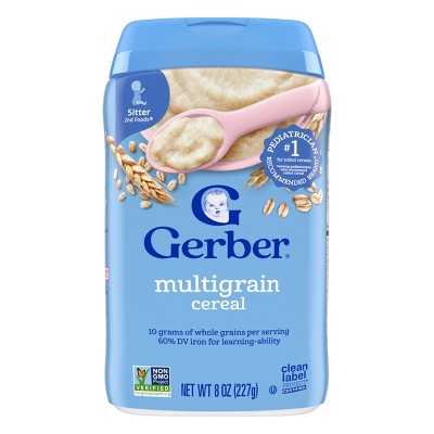 Gerber Nestum Multigrain Baby Cereals - 10.58oz : Target