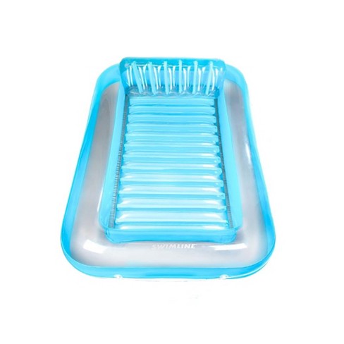 Swimline Original Inflatable Suntan Tub Relaxing Outdoor Cushioned ...