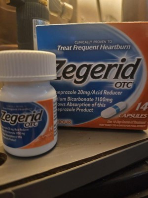 Zegerid Otc Omeprazole 20mg And Sodium Bicarbonate Acid Reducer For ...
