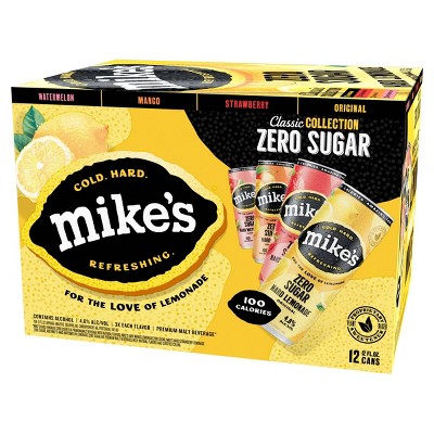 Mike's Hard Lemonade Zero Sugar Variety Pack - 12pk/12 fl oz Cans : Target