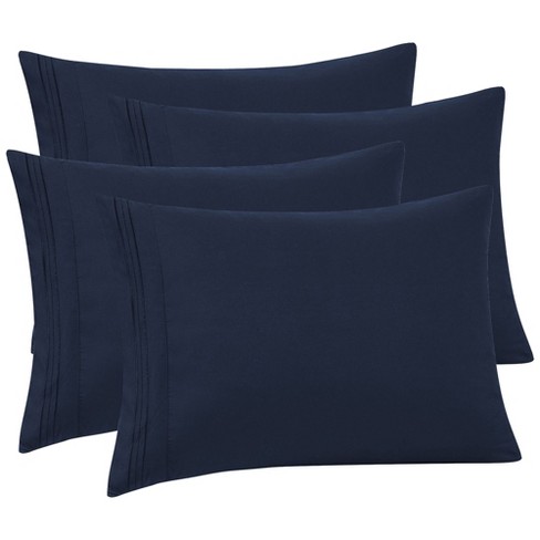 4 Pack, Luxury Embroidered Ultra Soft Microfiber Pillowcases By Sweet ...