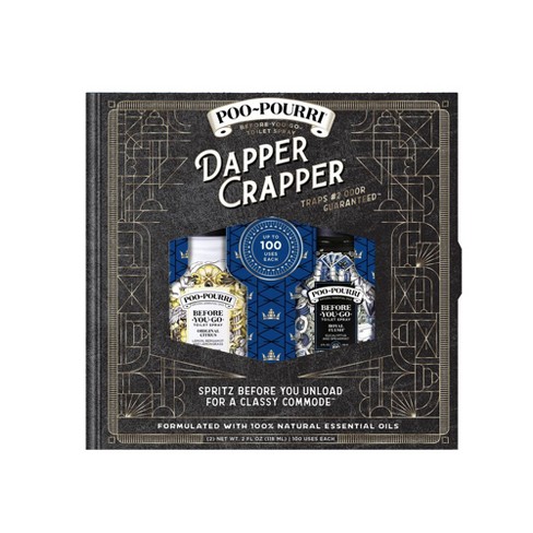 2oz Dapper Crapper Gift Set Royal Flush And Original Citrus - Poo ...