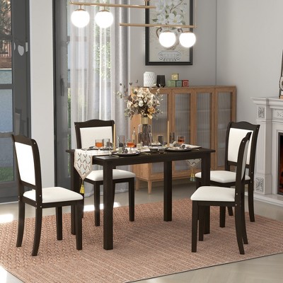 5-piece Counter Height Dining Set Espresso-modernluxe : Target