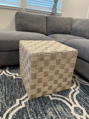 Lynwood Checkerboard Woven Cube - Threshold™ Designed With Studio Mcgee ...
