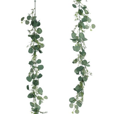 Unique Bargains Artificial Hanging Greenery Garden Plants 72" Green ...