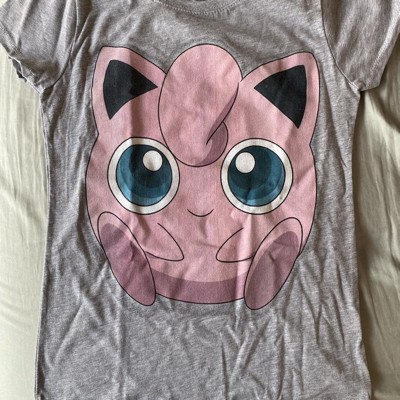 Girl's Pokemon Cute Jigglypuff T-shirt - Light Pink - Large : Target