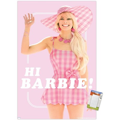 Trends International Mattel Barbie: The Movie - Hi Barbie Unframed Wall ...