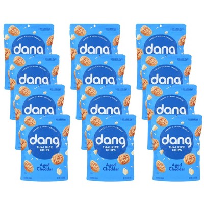 Dang Coconut Crunch Rice Chips - Case Of 12/3.50 Oz : Target