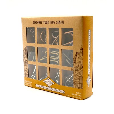 Project Genius Ancient Metal 3d Wooden Assortment Puzzle : Target