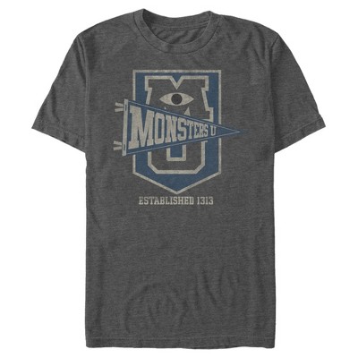 Men's Monsters Inc Monsters Pendant T-Shirt - Charcoal Heather - Large ...