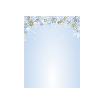 Great Papers Snowy Day Seasonal Letterhead Multicolor 25/pack (2023049 ...