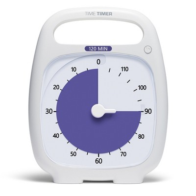 Time Timer® Plus®, 60 Minute Timer, White : Target