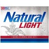 Natural Light Beer - 30pk/12 Fl Oz Cans : Target