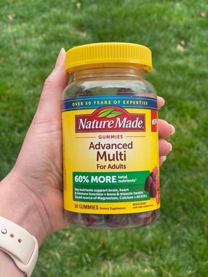 Nature Made Advanced Multivitamin Adult Gummies - 90ct : Target