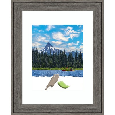 Amanti Art Regis Barnwood Grey Narrow Wood Picture Frame Opening Size ...