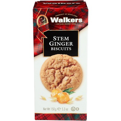 Walkers Cookie Stem Ginger - Pack Of 12 - 5.3 Oz : Target
