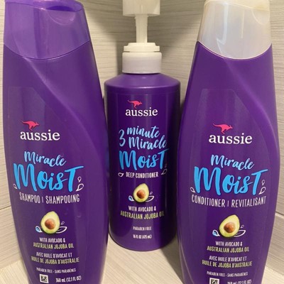 Aussie Miracle Moist Conditioner - 12.1 Fl Oz : Target
