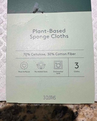 Dish Sponge Cloths - 3ct - Everspring™ : Target